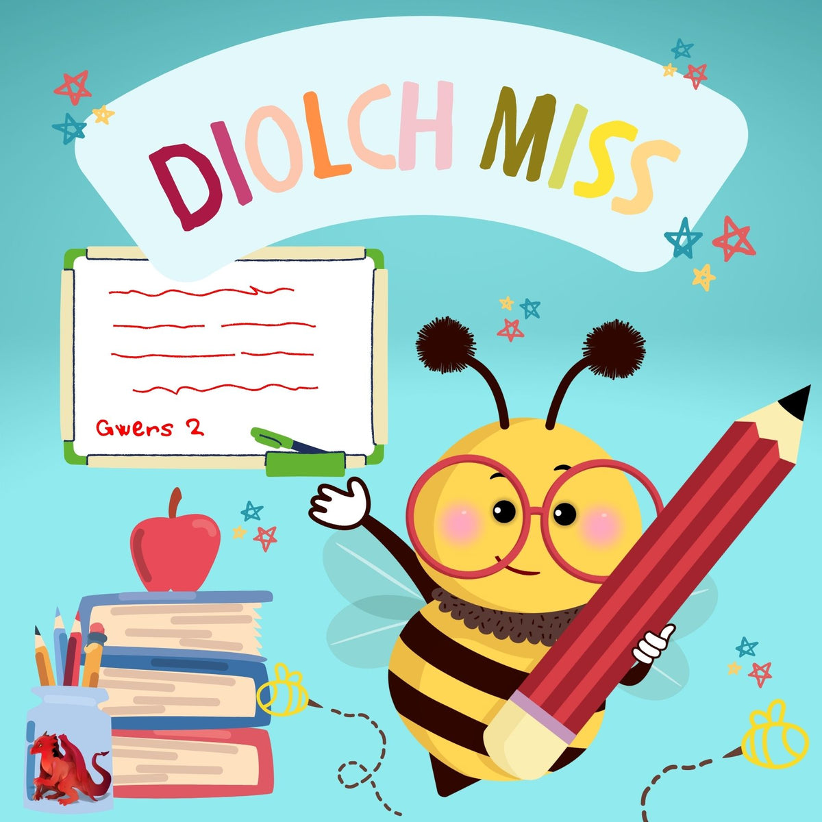 Diolch Miss | Cardiau.Cymru — Siop Y Pentan